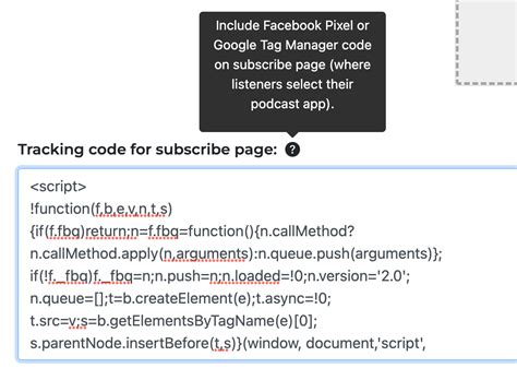 Add Tracking Code To Subscribe Pages Hello Audio Knowledge Base