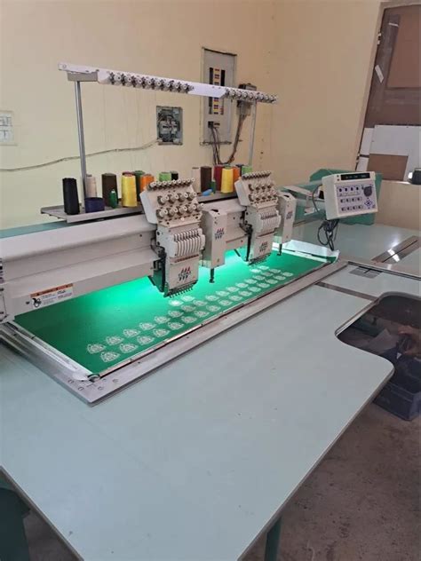 Tajima TMFX Needle Head Embroidery Machine At Multi Head Computerized Embroidery