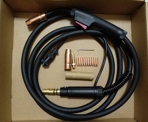 Mig Welding Gun 10 180amp 2 Pins Replacement For Vulcan Migmax 140 215 Omnipro 220