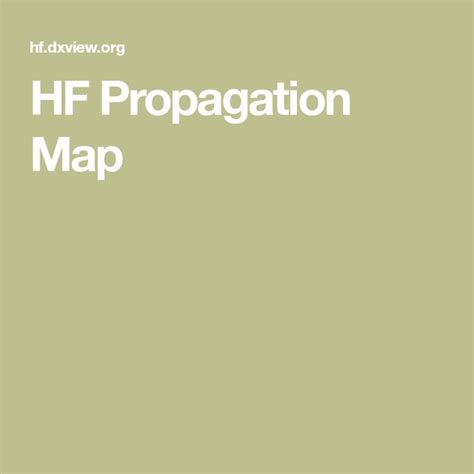 Hf Propagation Map Propagation Amateur Radio Map Hf Propagation Map Propagation Amateur Radio Map