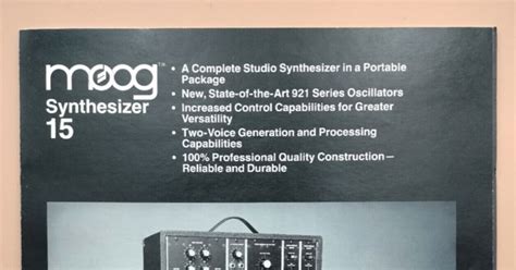 MATRIXSYNTH Moog Synthesizer Catalog