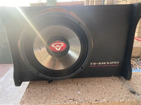 Subwoofer Box With Sub For Sale In Dm Air Force Base Az Offerup