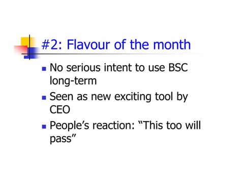 The Balanced Scorecard Implementation Challenges Ppt