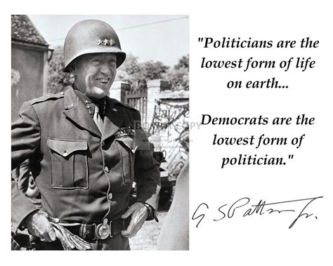 General George S Patton Quote With Facsimile Autograph 8x10 Etsy