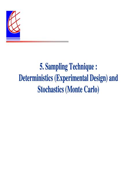 5 Sampling Technique Pdf Monte Carlo Method Sampling Statistics