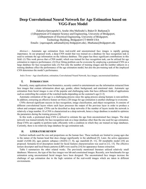 Pdf Deep Convolutional Neural Network For Age Estimation Based On Vgg