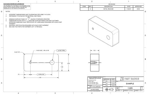 Sample Engineering Drawing Pdf