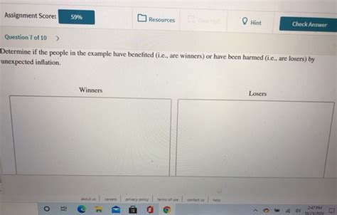 Solved Assignment Score 59 Resources Hint Check Answer