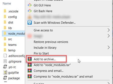 delete node modules from spfx solution rimraf