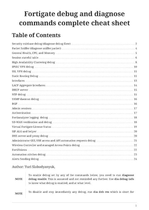 A Comprehensive Guide On Fortigate Debug And Diagnose Commands