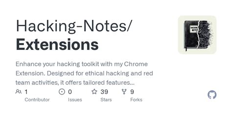 Github Hacking Notesextensions Enhance Your Hacking Toolkit With My