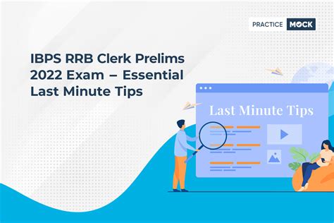 Last Minute Tips For IBPS RRB Clerk Prelims Practicemock