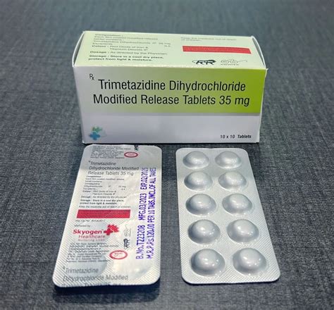 Trimetazidine Dihydrochloride Modified Release Tablet 35 Mg At Best Price In Mumbai