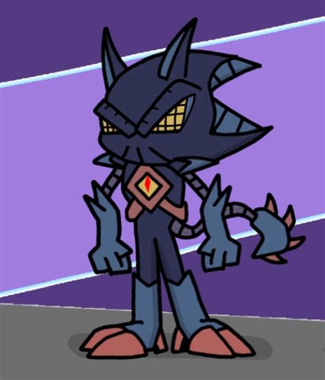 Black Neo Metal Sonic As Part Of The Black Arms By 13comicfan On