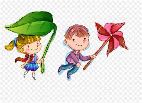 手绘男孩女孩png图片素材下载图片编号10084551 Png素材网