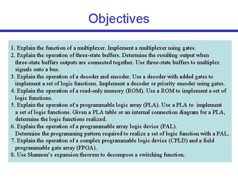 Chapter 9 Multiplexers Decoders And Programmable Logic Devices