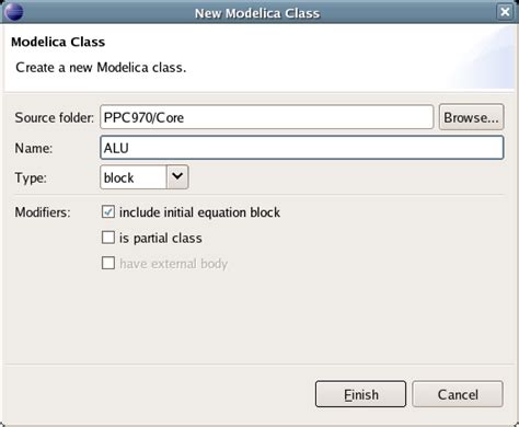 9 creating a new modelica class download scientific diagram