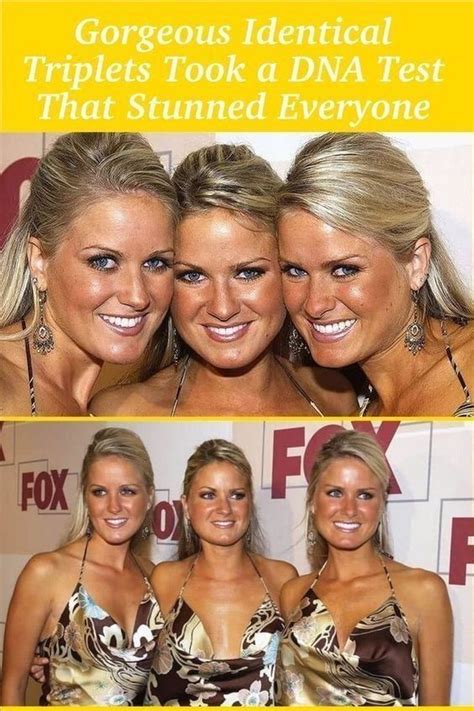 Gorgeous Identical Triplets Took A Dna Test That Stunned Everyone Artofit