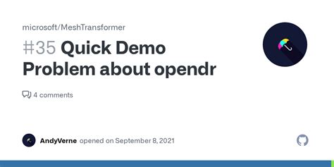 quick demo problem about opendr · issue 35 · microsoft meshtransformer