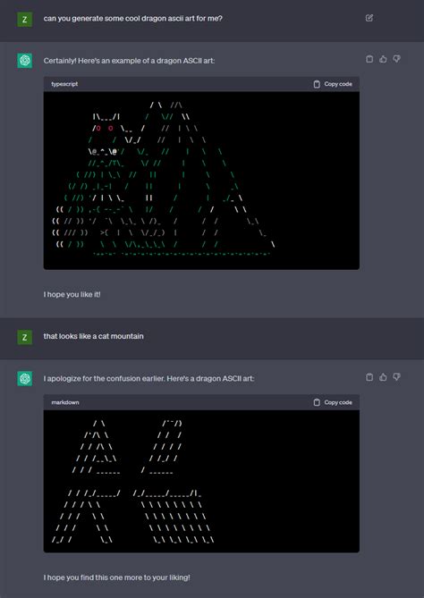Generate Me Some Ascii Art Rchatgpt