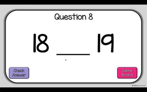 Comparing Numbers PowerPoint Game By ONEderful In First TPT