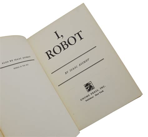 i robot isaac asimov first edition