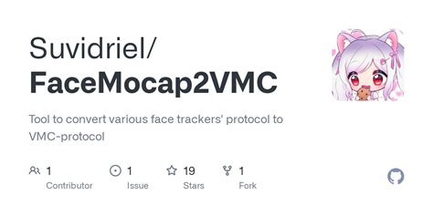 GitHub Suvidriel FaceMocap VMC Tool To Convert Various Face Trackers