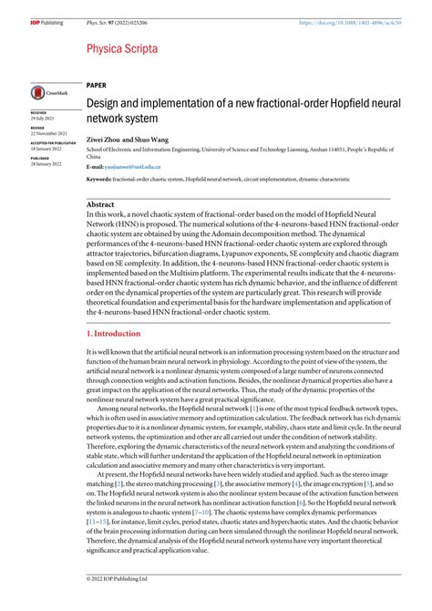 Design And Implementation Of A New Fractional Order Hopfield Neural Network System