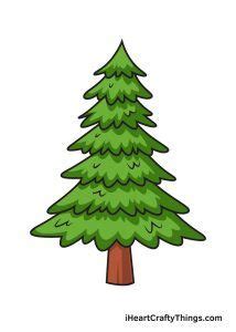 How To Draw A Pine Tree Step By Step Guide Pine Tree Drawing Tree Drawing Tree Drawing Simple