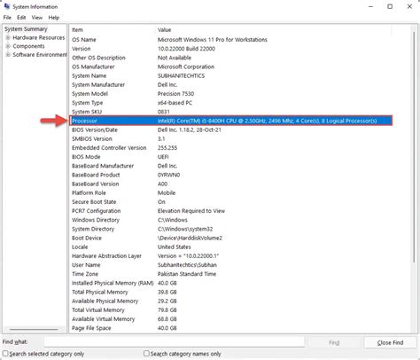 How To Find Computer Hardware Specs Cpu Gpu Ram Motherboard Hard Drive