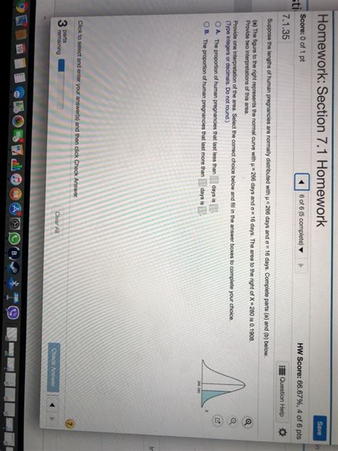 Solved Homework Section 7 1 Homework Score 0 Of 1 Pt