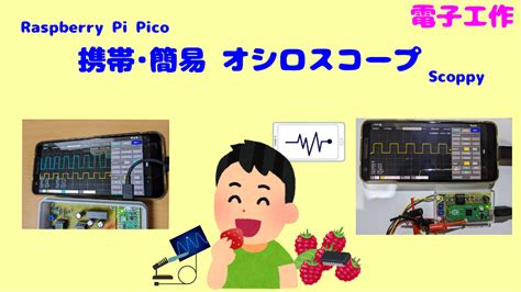 Raspberry Pi Pico 携帯簡易オシロスコープの製作