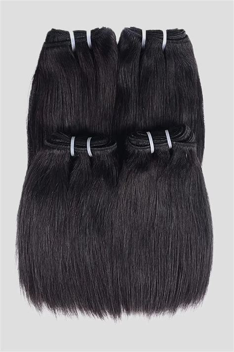 Cambodia Virgin Hair Bundles Sew In Extensions Kinky Straight