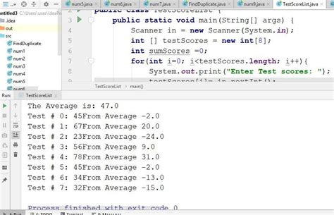 Write A Program Named TestScoreList That Accepts Eight Int Values