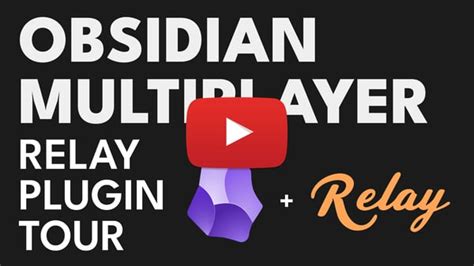Github No Instructionsrelay Multiplayer Mode For Obsidian