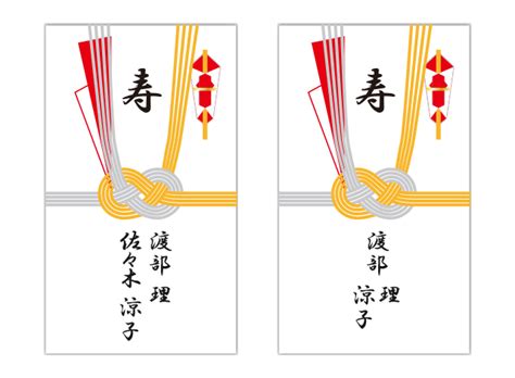 夫婦で渡すご祝儀は連名にする友達と合わせた連名のご祝儀の書き方やマナー 結婚式準備