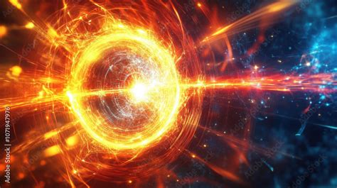 Quantum Communication Network Entangled Particles Transmitting Data Via Light Beams Futuristic