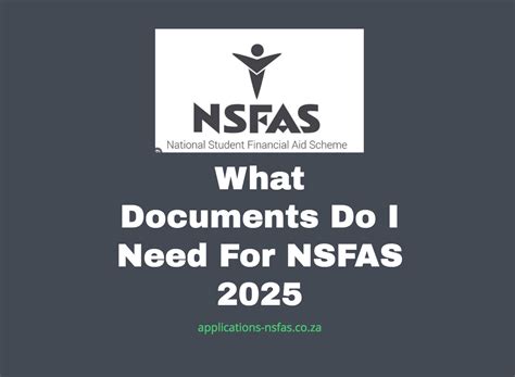 What Documents Do I Need For Nsfas 2025 Za