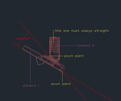 Solved Dynamic Block With Two Objects Relative Angles Autodesk
