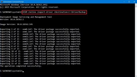 How To Backup Drivers Using Command Prompt On Windows 10 Pureinfotech