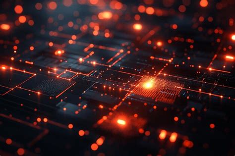 Abstract Hexagonal Molecular Design Blockchain Structures In Technology