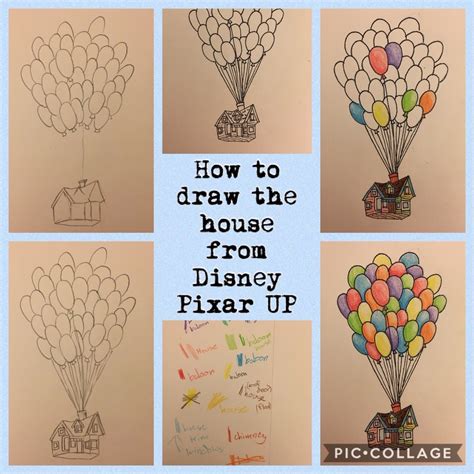 How To Draw Disney Up House