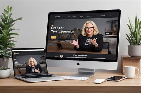 premium photo live qa session