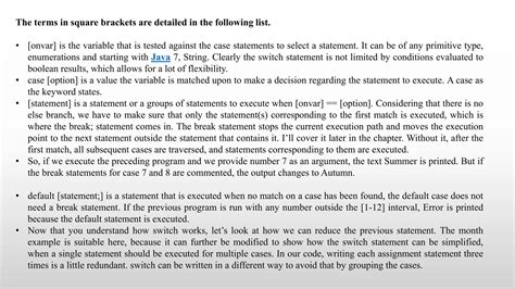 Switch Case Statement Pptx Programming Languages Computing
