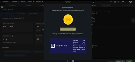 Geeksforgeeks Geekstreak2024 Deutschebank Potd Learning Soumya Mishra