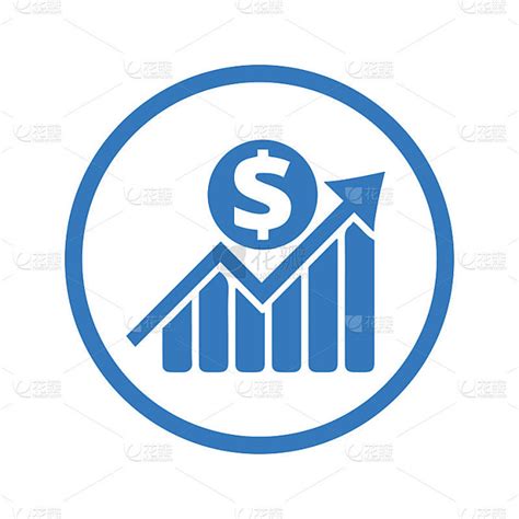 销售 收入增长图标