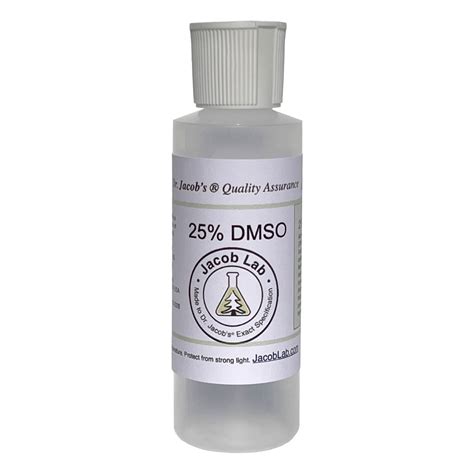 Dmso 25 Gel 4 Oz Jacob Lab Dimethyl Sulfoxide Dmso