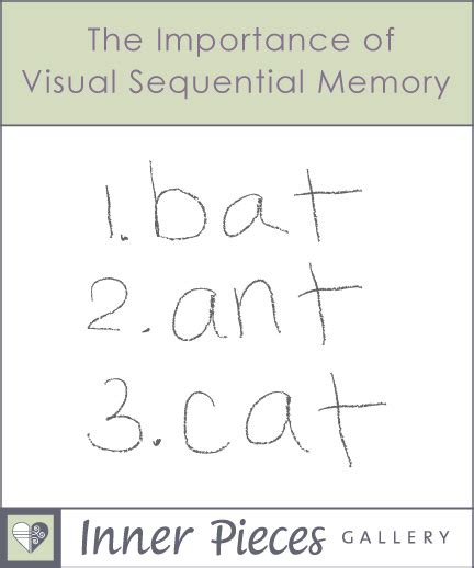 The Importance Of Visual Sequential Memory Inner Pieces Gallery