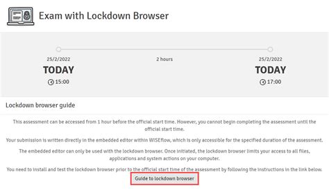 Wiseflow Lockdown Browser Installation And Testing Service Centre Wiseflow Lockdown Browser Installation And Testing Service Centre