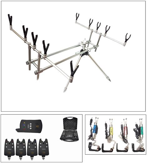 Подставка для 5-ти удилищ Rod Pod Hoxwell HL 1131 с набором электронных ...